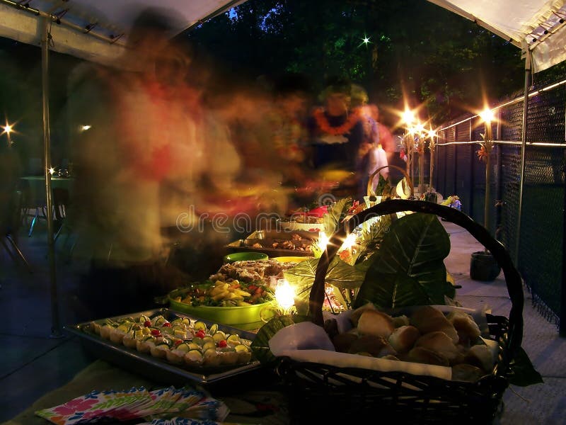 People Moving in Buffet Line Stock Image - Image of bright, salad: 3065545