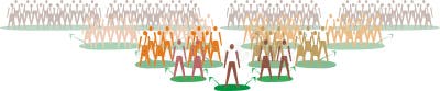 People Multiplying stock illustration. Illustration of demonstration ...