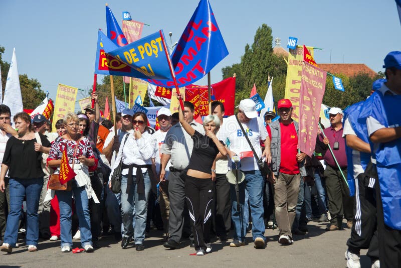 People at the National Unit Wage Protest Editorial Photography - Image ...