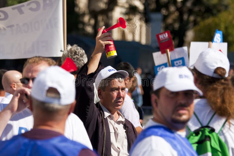 People at the National Unit Wage Protest Editorial Photography - Image ...