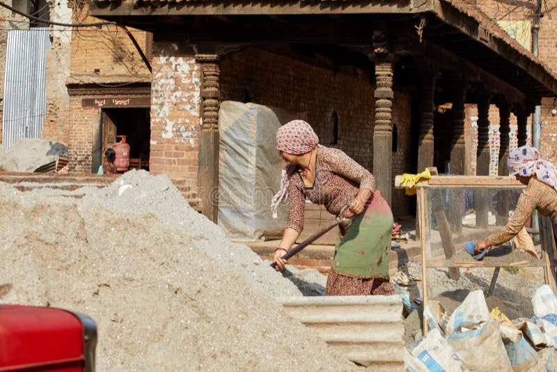 People of Nepal at Work. City Pictures Editorial Stock Photo - Image of ...