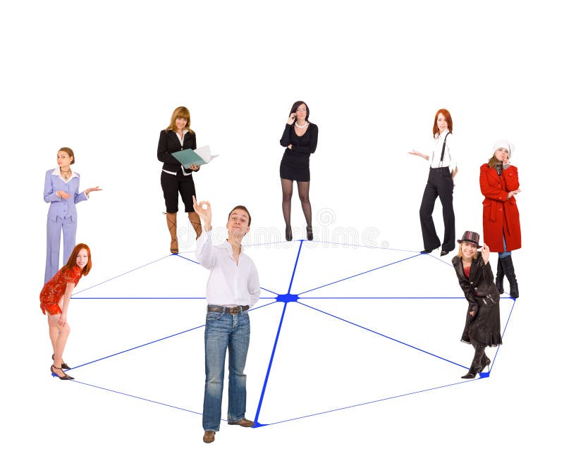 People network stock image. Image of circle, graphic, friend - 5293985