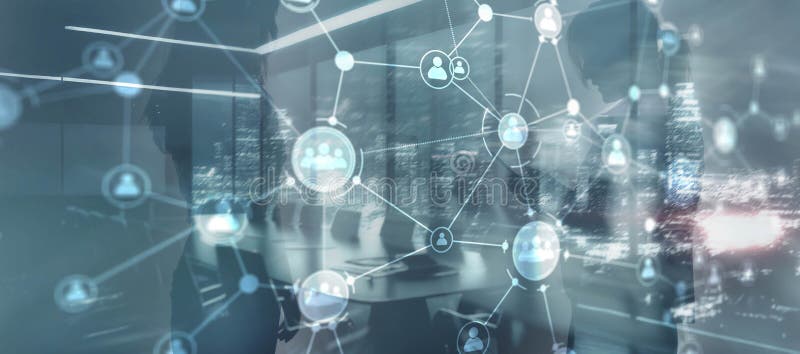 People Network Connection. Network Work Connections Concept Stock ...