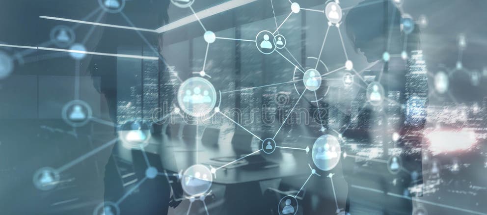 People Network Connection. Network Work Connections Concept Stock ...