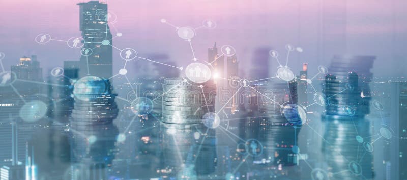 People Network Connection. Network Work Connections Concept Stock ...