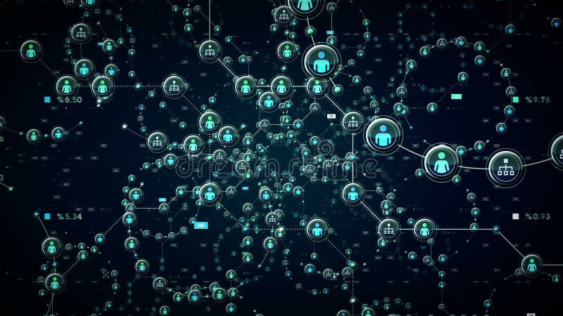 People and Data White stock video. Video of information - 72196577