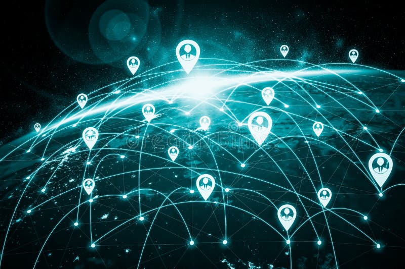 Global Perception Concept. Vector Illustration Decorative Design Stock ...