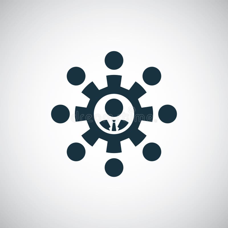 People Network Icon Trendy Simple Stock Vector - Illustration of ...