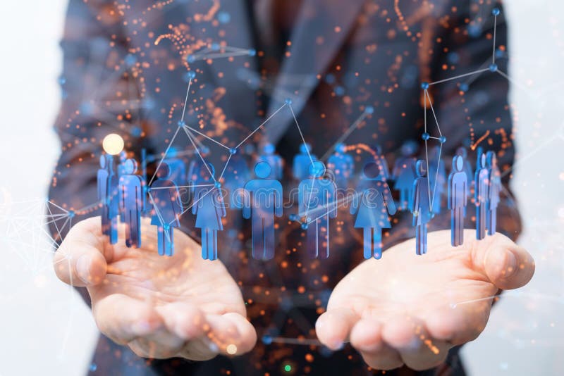 Network Structure HR - Human Resources Management and Stock Photo ...