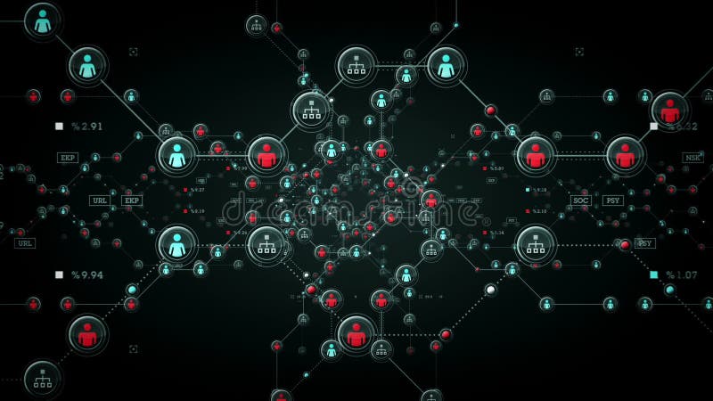 People Networks Black stock video. Video of network, exchange - 69399187