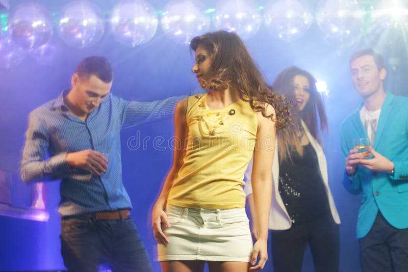 People at night club stock image. Image of indoors, discotheque - 39244813