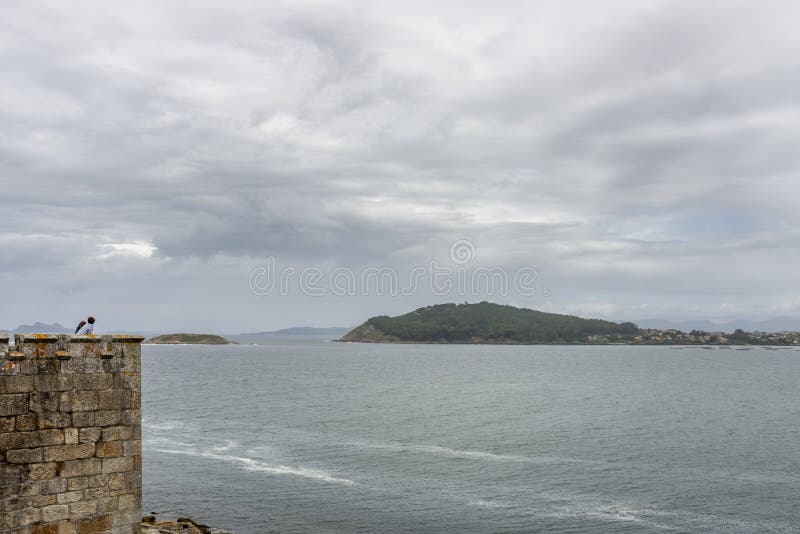 People Observing the Ocean Horizon Stock Photo - Image of island ...