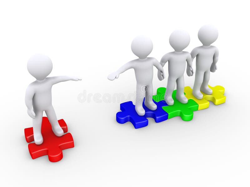 People Offer Help To Another To Join Them Stock Illustration ...