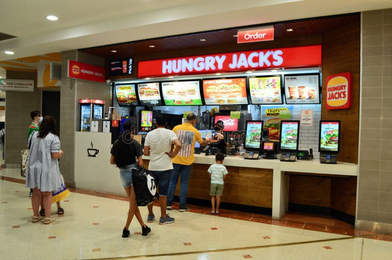 People Ordering Food at a Hungry Jacks Restaurant Editorial Stock Image ...