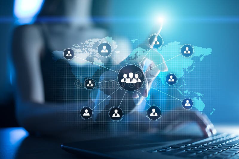 People Organisation Structure. HR. Human Resources and Recruitment ...