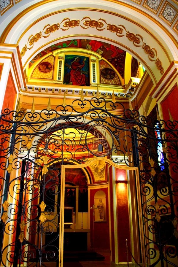 ORTONA, ITALY - CIRCA JUNE 2019: Inside View of the Ortona Cathedral ...