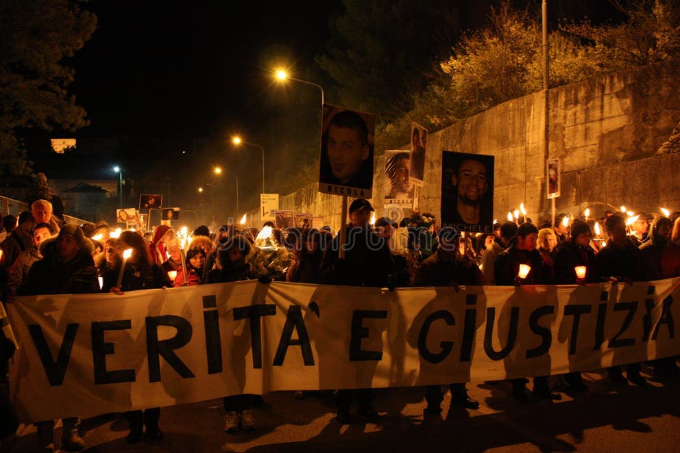 People Participate in a Candle Rally Editorial Image - Image of ...