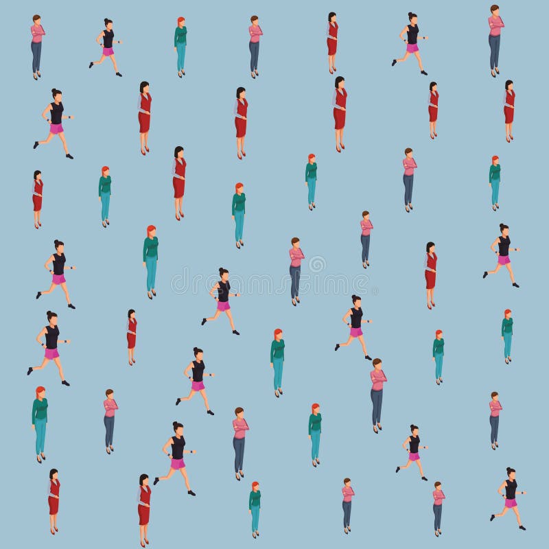 People pattern background stock vector. Illustration of sign - 145452094