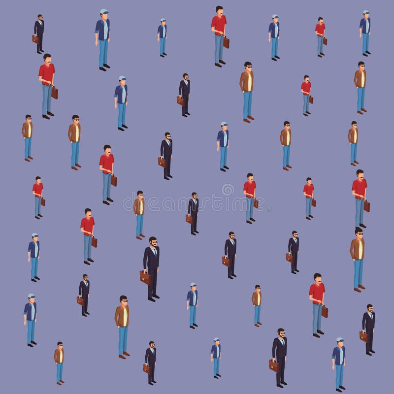 People pattern background stock vector. Illustration of human - 145455312