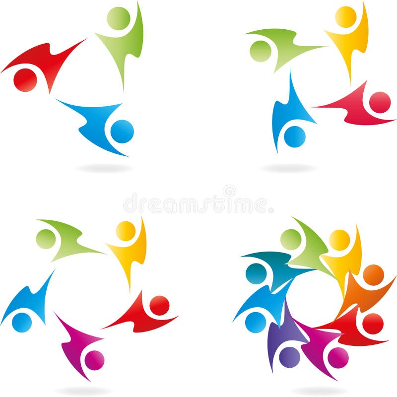 People, People Logos, People Together Stock Vector - Illustration of ...