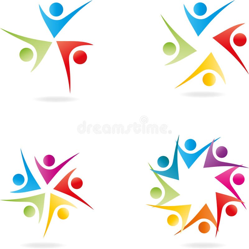 People, Logos, Collection, Logos Stock Vector - Illustration of element ...