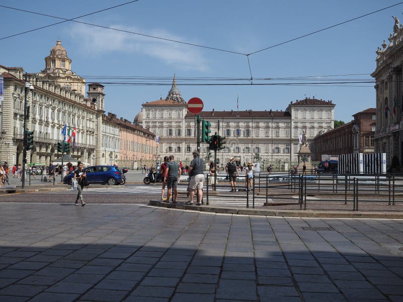Castello Square in Conegliano, Veneto, Italy Stock Photo - Image of ...