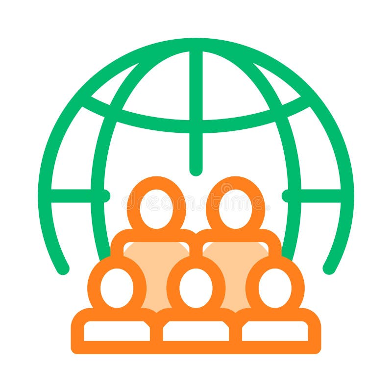 People Planet Earth Problem Vector Thin Line Icon Stock Vector ...