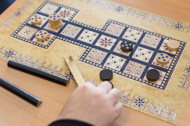 People play a Board game stock image. Image of player - 117130249