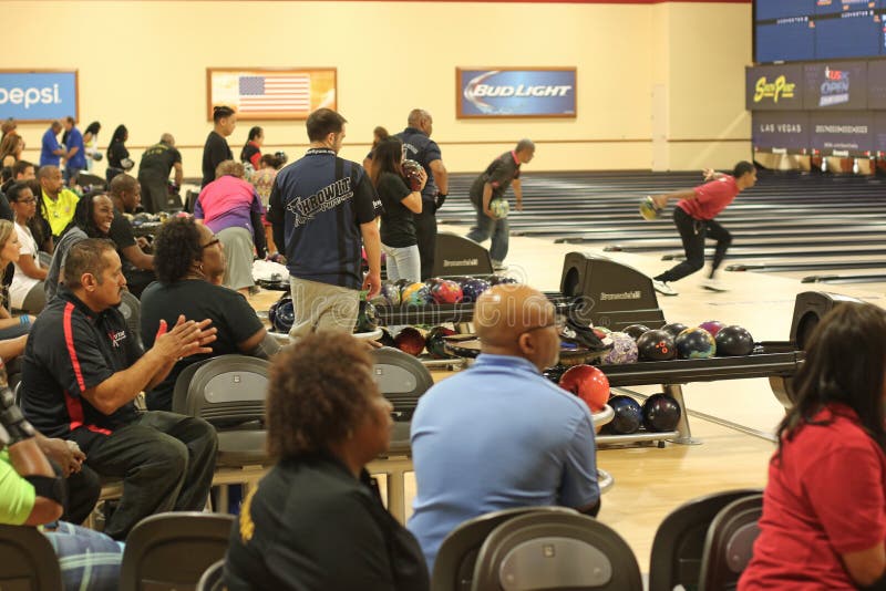 People playing bowling editorial stock image. Image of people - 59897964