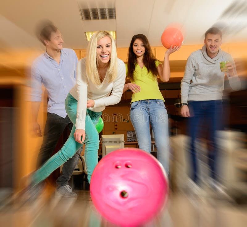 People playing bowling stock photo. Image of playing - 38475360