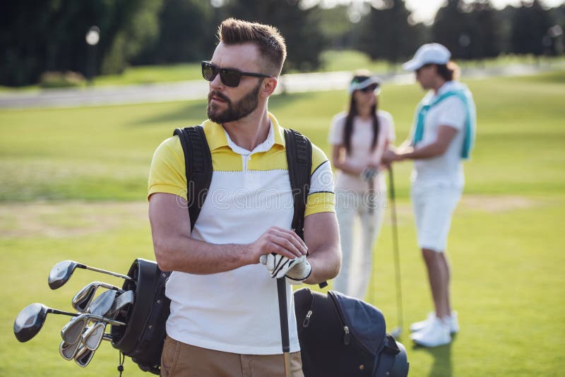 People playing golf stock image. Image of fresh, happy - 297325513