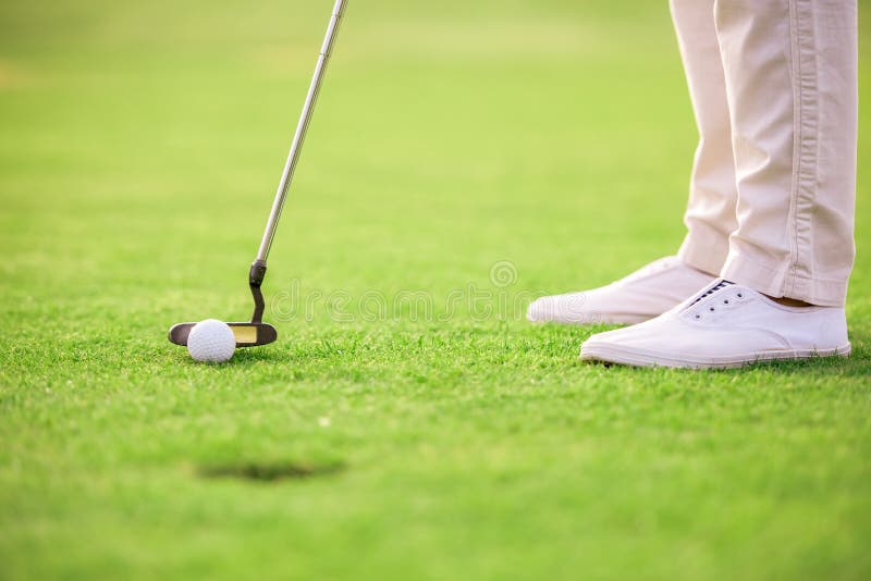 Guy playing golf stock image. Image of activity, play - 100038763