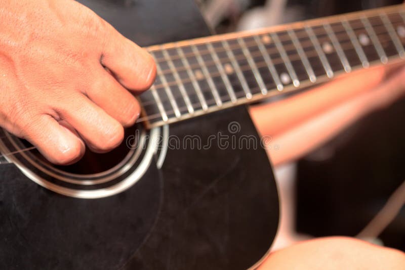 People playing guitar. stock image. Image of entertainment - 95013311