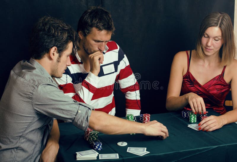 People playing poker stock photo. Image of dark, dusk - 36015482