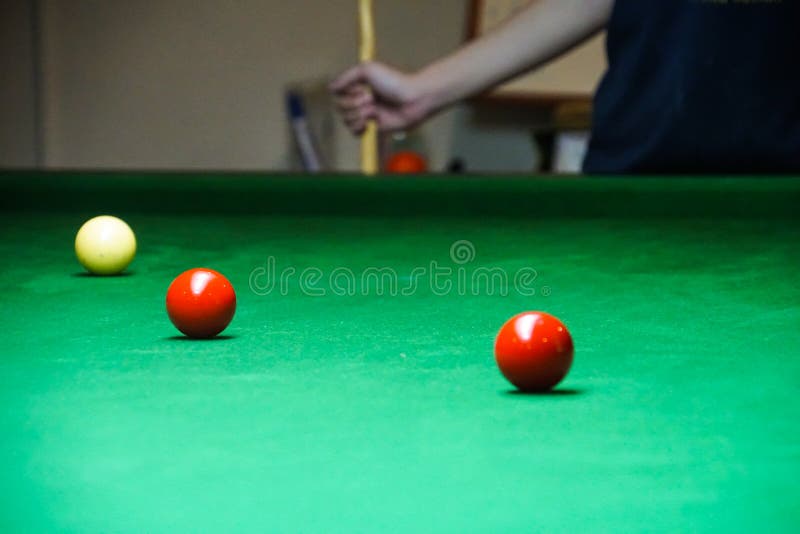People Playing Pool Snooker Stock Image - Image of competition, person ...