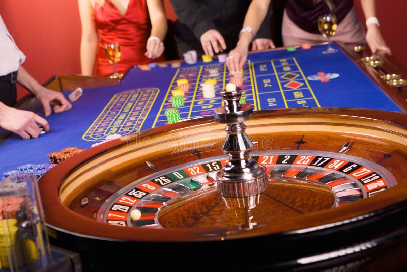 People playing roulette stock image. Image of excitement - 8310979