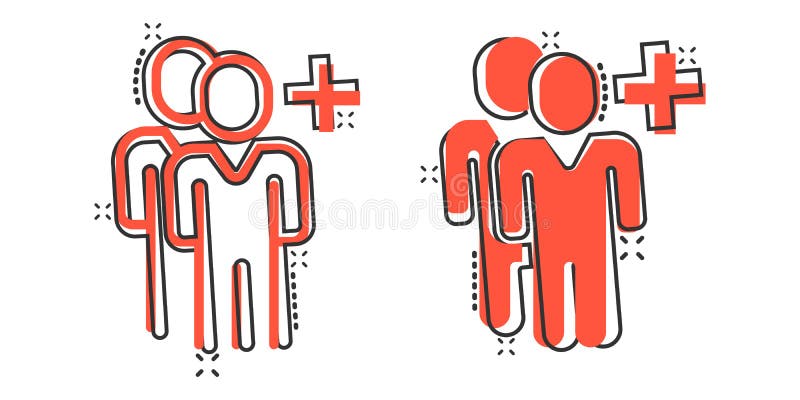 Business People Plus Icon Stock Illustrations – 4,963 Business People ...