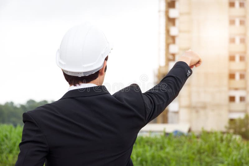 Men Engineering Construction Stock Image - Image of male, contractor ...