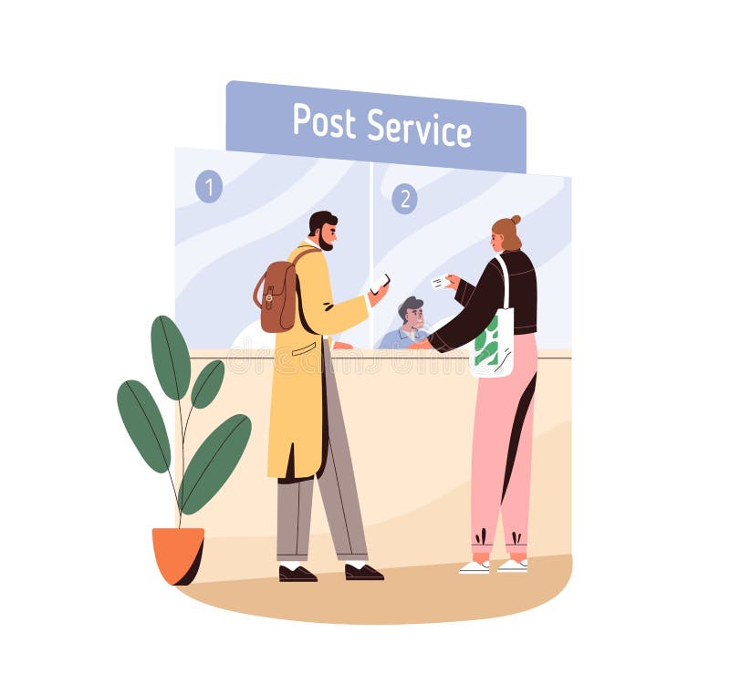 Postal Counter Stock Illustrations – 303 Postal Counter Stock ...