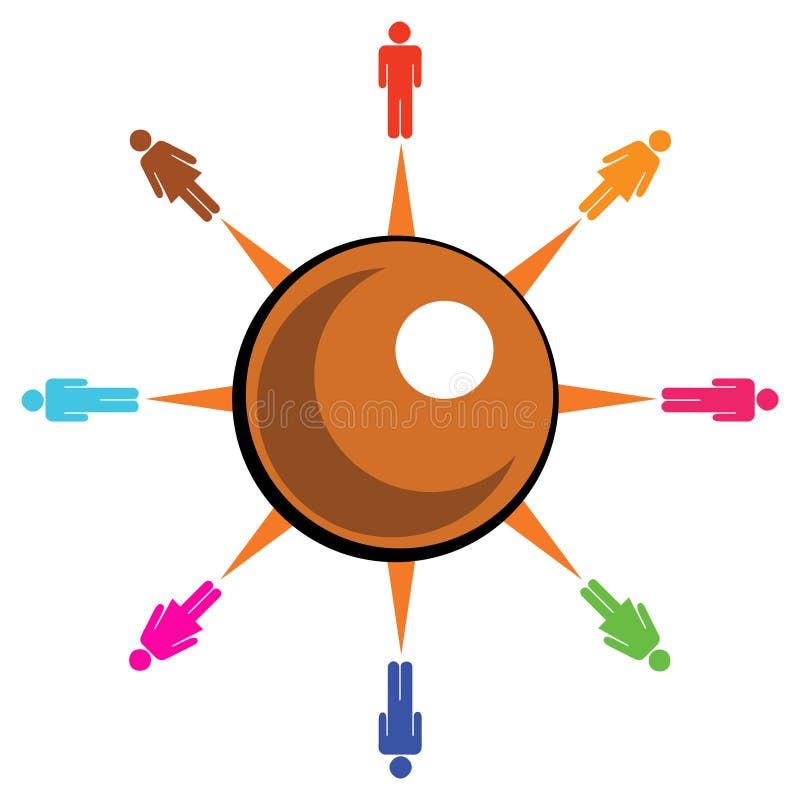 People Power stock illustration. Illustration of teamwork - 2166431