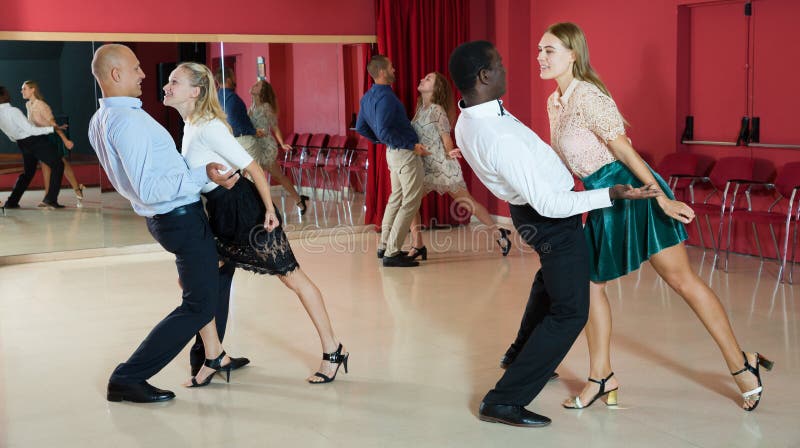 People practicing jive stock image. Image of practicing - 156943571