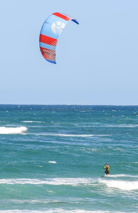 People Practicing Kitesurf at Buffalo Bay on South Africa Editorial ...