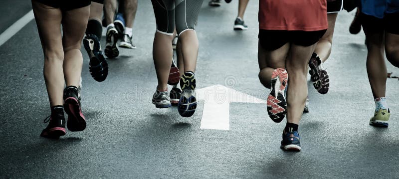 People practicing running stock image. Image of exercise - 128490947