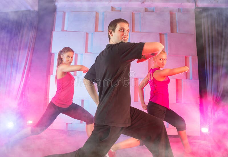 People Practicing Zumba Dancing Stock Image - Image of energy, exercise ...