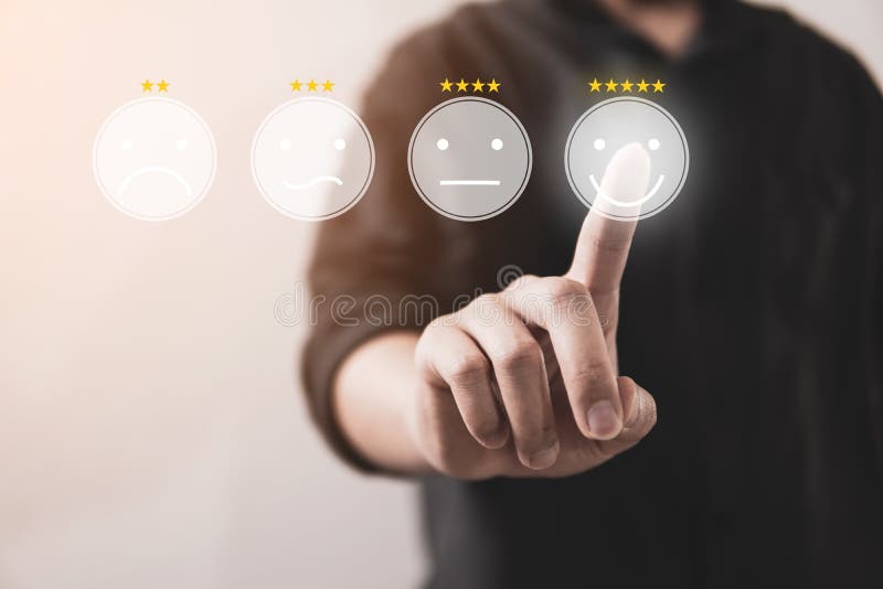 Young Woman Pressing Touch Screen Social Network Icon Stock Photos ...