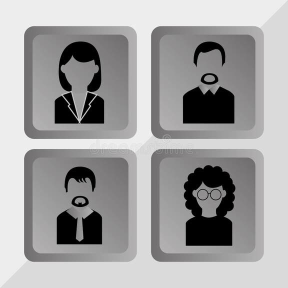 People profile design stock vector. Illustration of connection - 60602599