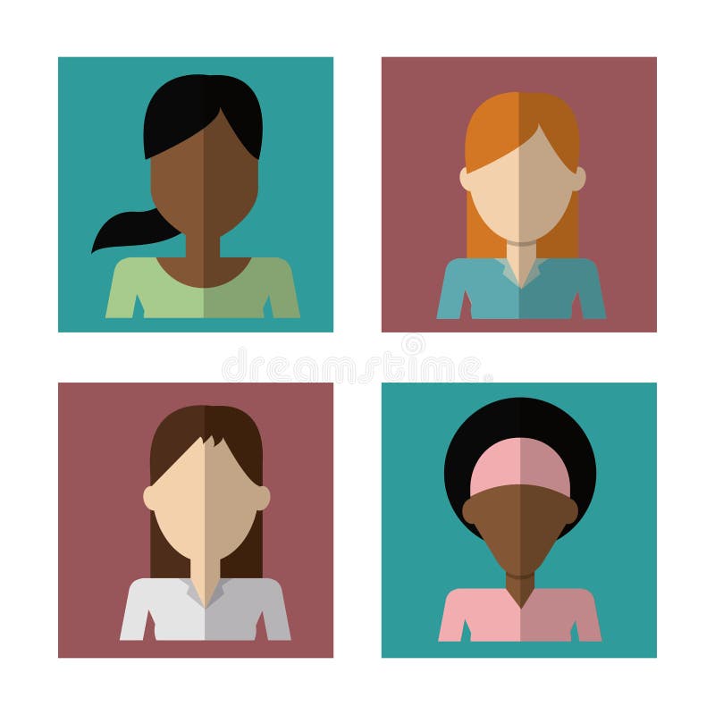 People profile design stock vector. Illustration of figure - 63368535
