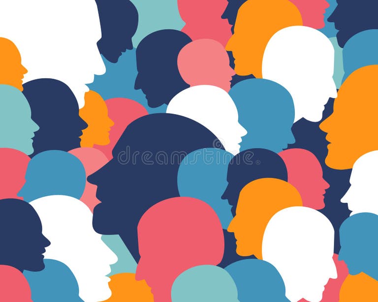 Heads Vector Background Stock Illustrations – 11,421 Heads Vector ...