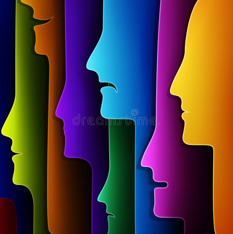 People Profiles Illustrated Avatar Set, Vector Profile Types Portraits ...