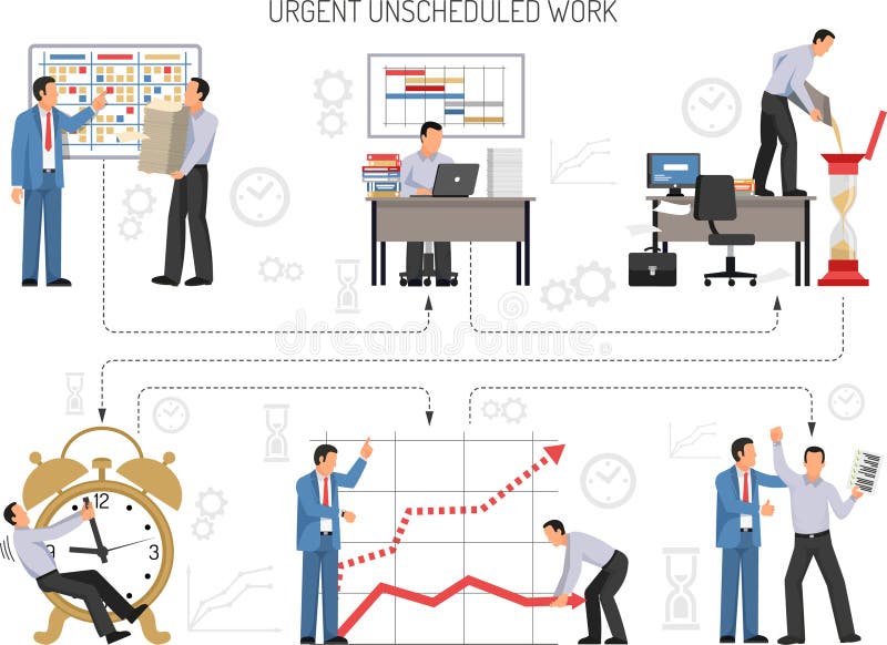 Man with Business Analysis Vector Simple. Man with Business Analysis ...